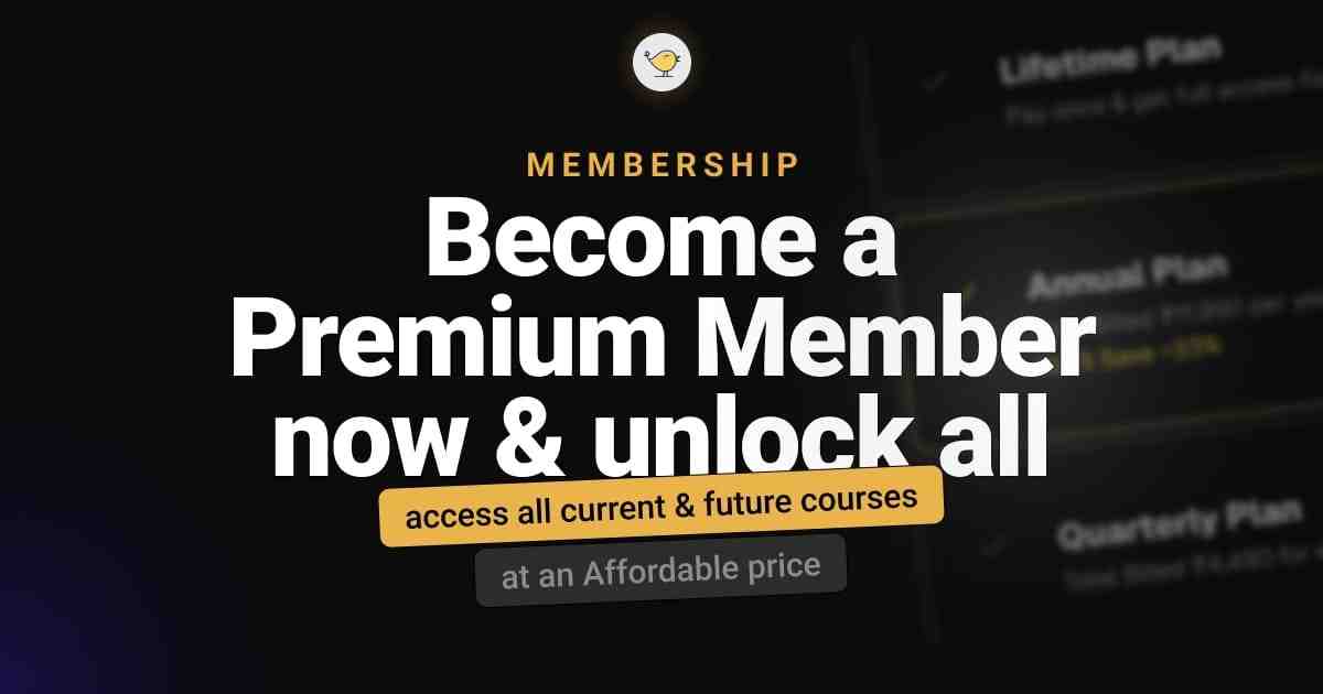 Become a Premium Member • Coder's Gyan